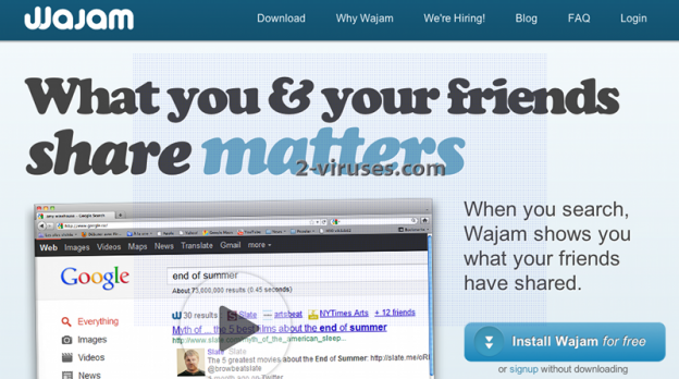 Wajam – 제거하는 방법 – MalwareRid